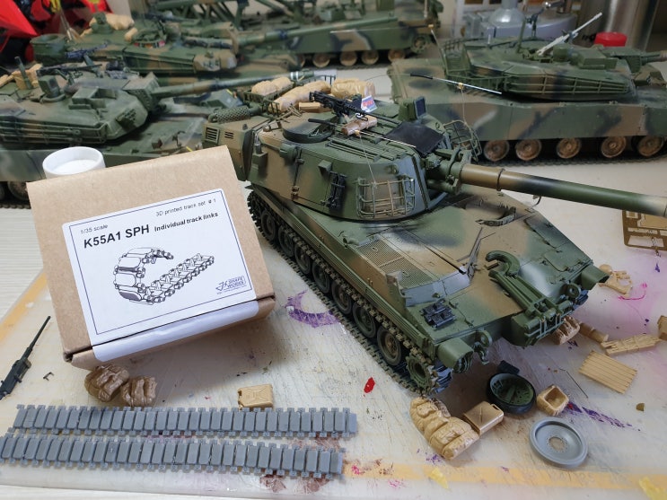 [작업기]1/35 K55A1 (R.O.K.Army Ver) #2-1 : 네이버 블로그