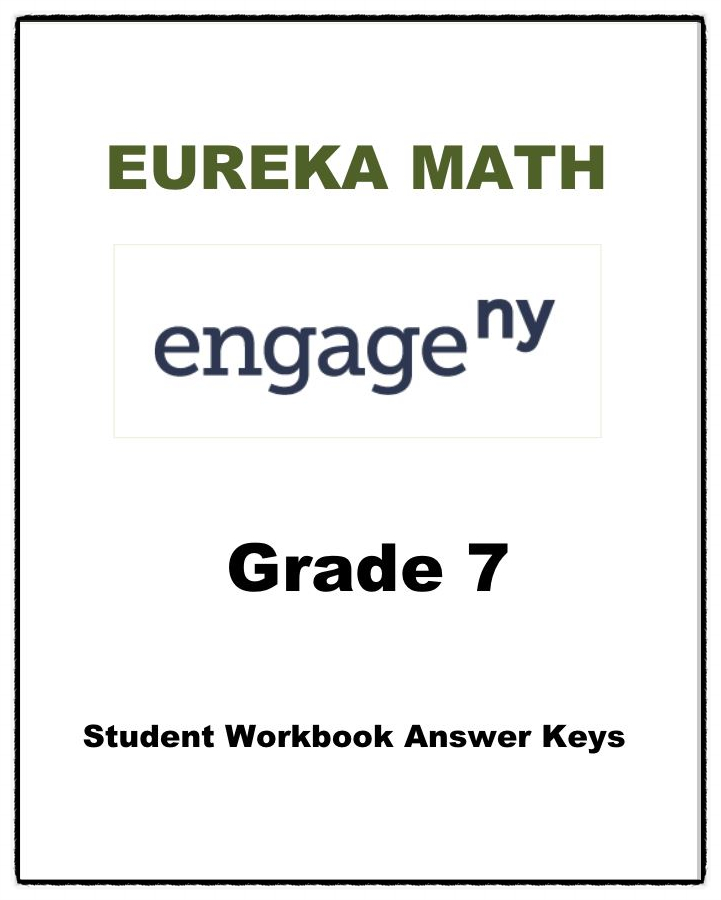 Eureka Math Engage NY 7th Grade Exit Ticket, End-of-Module Test (미국 7학년 ...