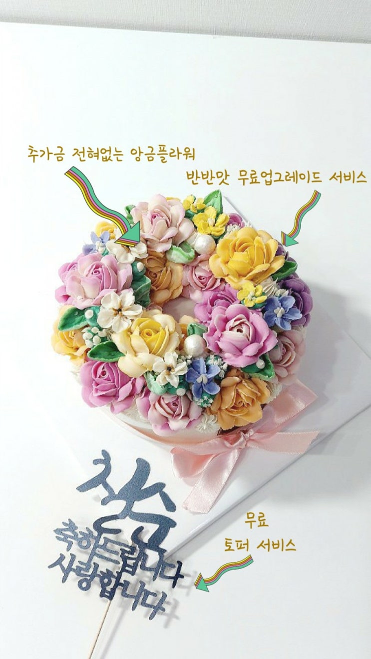 라임떡케이크 수원 떡케이크 부모님 생신케이크로 추천해요 네이버 블로그