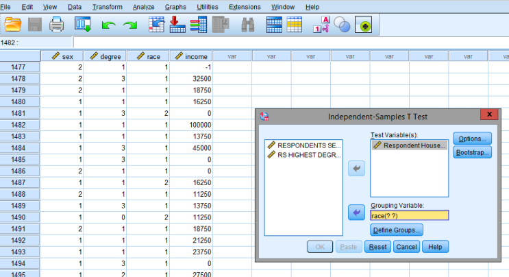 t-test (t 검정) - (2) SPSS output : 네이버 블로그