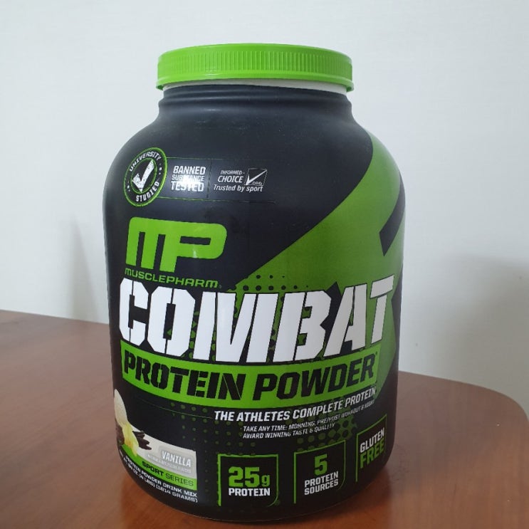 프로틴 리뷰 - 머슬팜 컴뱃 프로틴 바닐라 맛(MP Muscle pharm Combat Protein) : 네이버 블로그