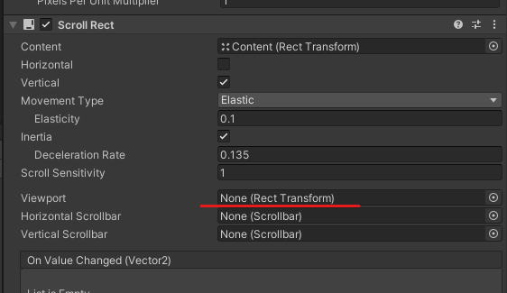 유니티(Unity) - ScrollView Viewport(뷰포트) 크기 바꾸는법. : 네이버 블로그