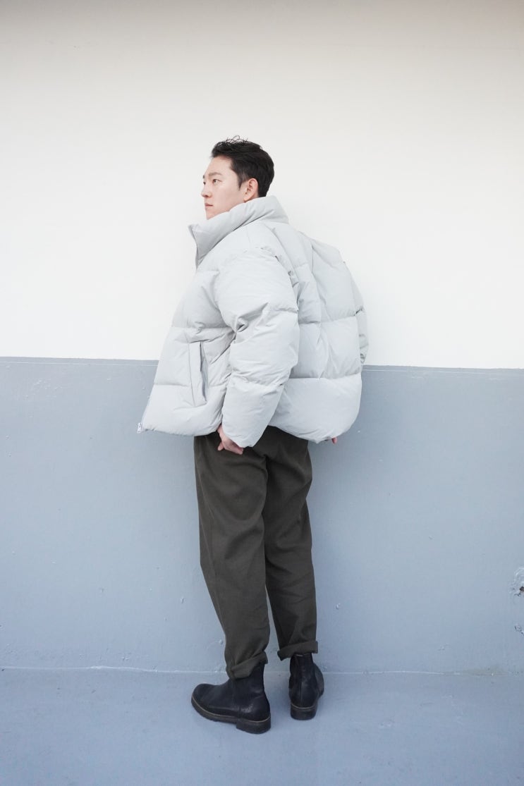 플랙패딩 플랙진 남자 숏패딩 송민호도 입었어 네이버 블로그