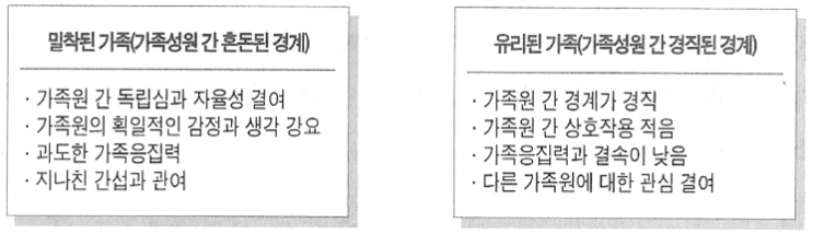 가족 사정에 포함되는 요소 ①가족의 경계 가족구성원 간의 경계 가족 외부와의 경계 가족대상 사회복지실천기술 네이버 블로그