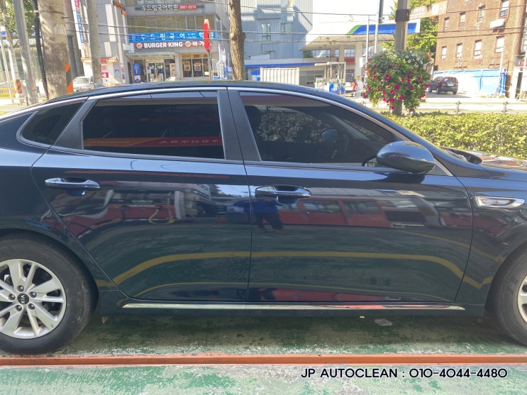 강서 자동차 관리 전문업체 Jp Autoclean K7 문짝 흠집 제거 앞도어 뒷도어에 긁힌 흠집자국 판금도색 도어