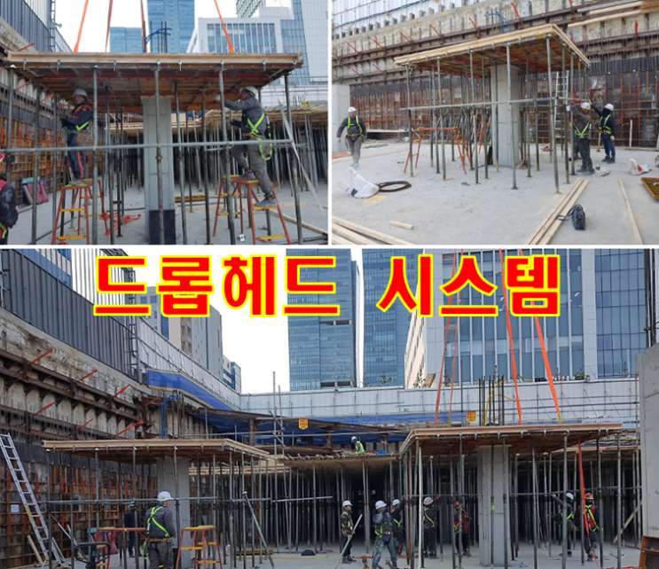 거푸집 공사 드롭헤드 시스템(Drop Head System) : 네이버 블로그