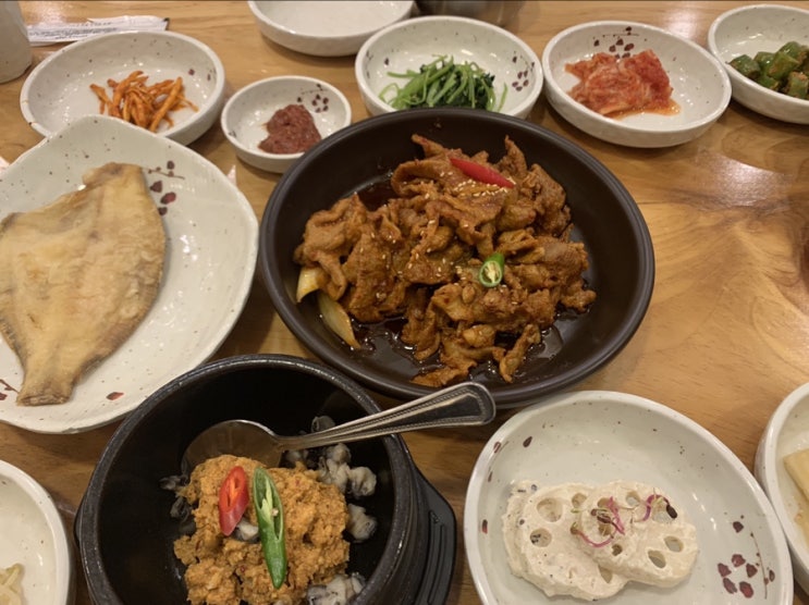 매화쌈밥 우렁쌈밥정식 롯데잠실점 재방문 네이버 블로그