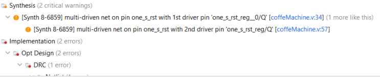 [Verilog/VHDL] 에러 Synth 8-6859, multi-driven net on pin ... : 네이버 블로그