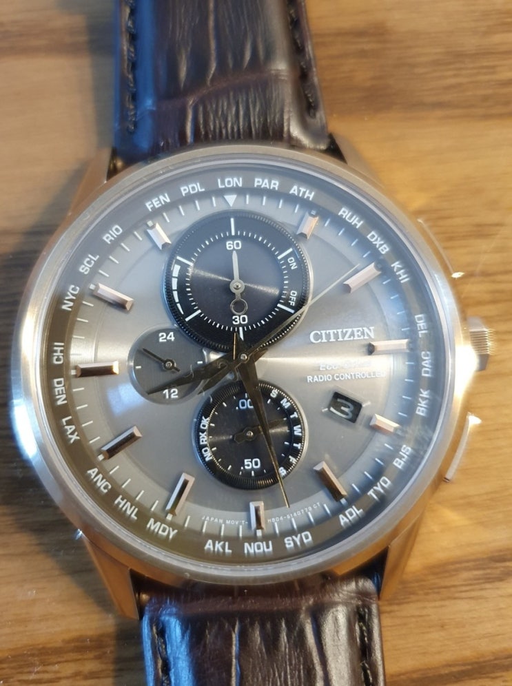 [남성 시계] 시티즌 에코 드라이버 라디오 CITIZEN AT8113-12H ECO DRIVE RADIO Controller ...