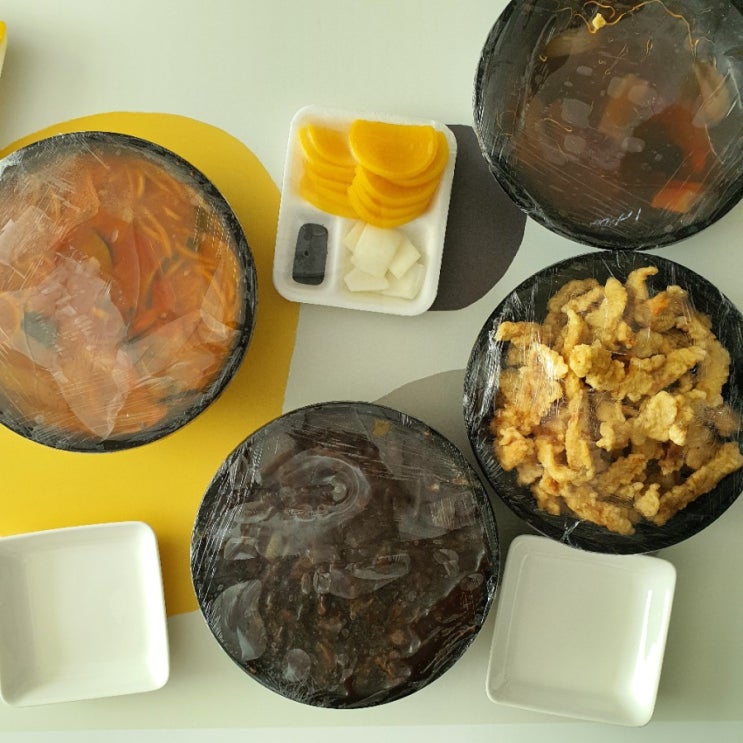 [구리맛집] 구리 중국집 우주중화요리 자장면 짬뽕 탕수육 세트 솔직후기 : 네이버 블로그