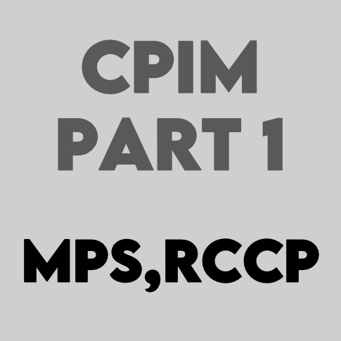 [CPIM_IMM] MPS & RCCP : 네이버 블로그