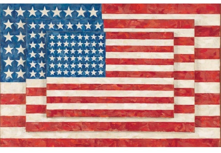 Three Flags, Jasper Johns, 1958 : 네이버 블로그