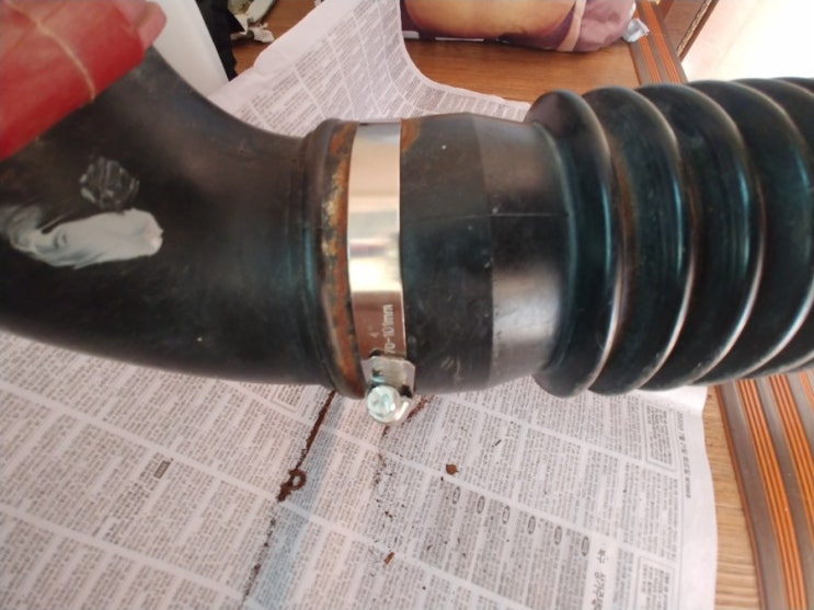 호스밴드 교체 .계양 비료살포기 kpb6030 : 네이버 블로그