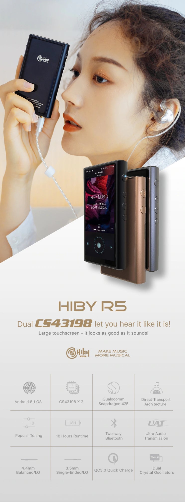 [알리익스프레스] 하이레졸루션 뮤직 플레이어 Hiby R5 $244 (한국직배송 무료) : 네이버 블로그
