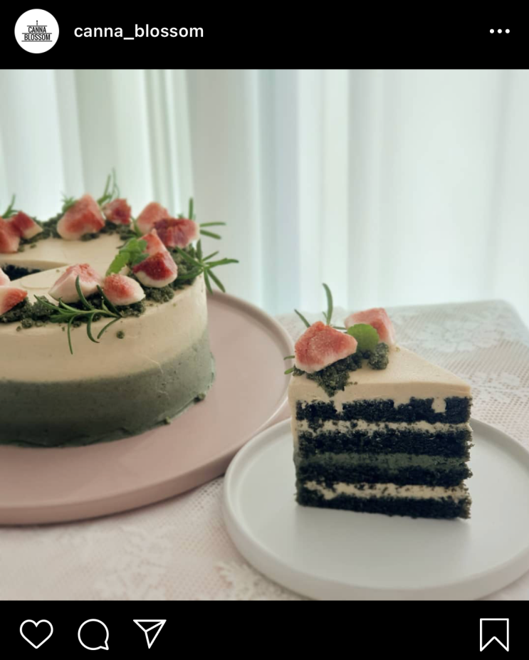 안양 칸나블라썸 안양 범계 커스텀케이크 쑥절미케이크 주문후기 맛후기 네이버 블로그