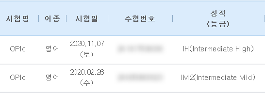 오픽 시험 IH 후기 (IM2 에서 IH로) : 네이버 블로그