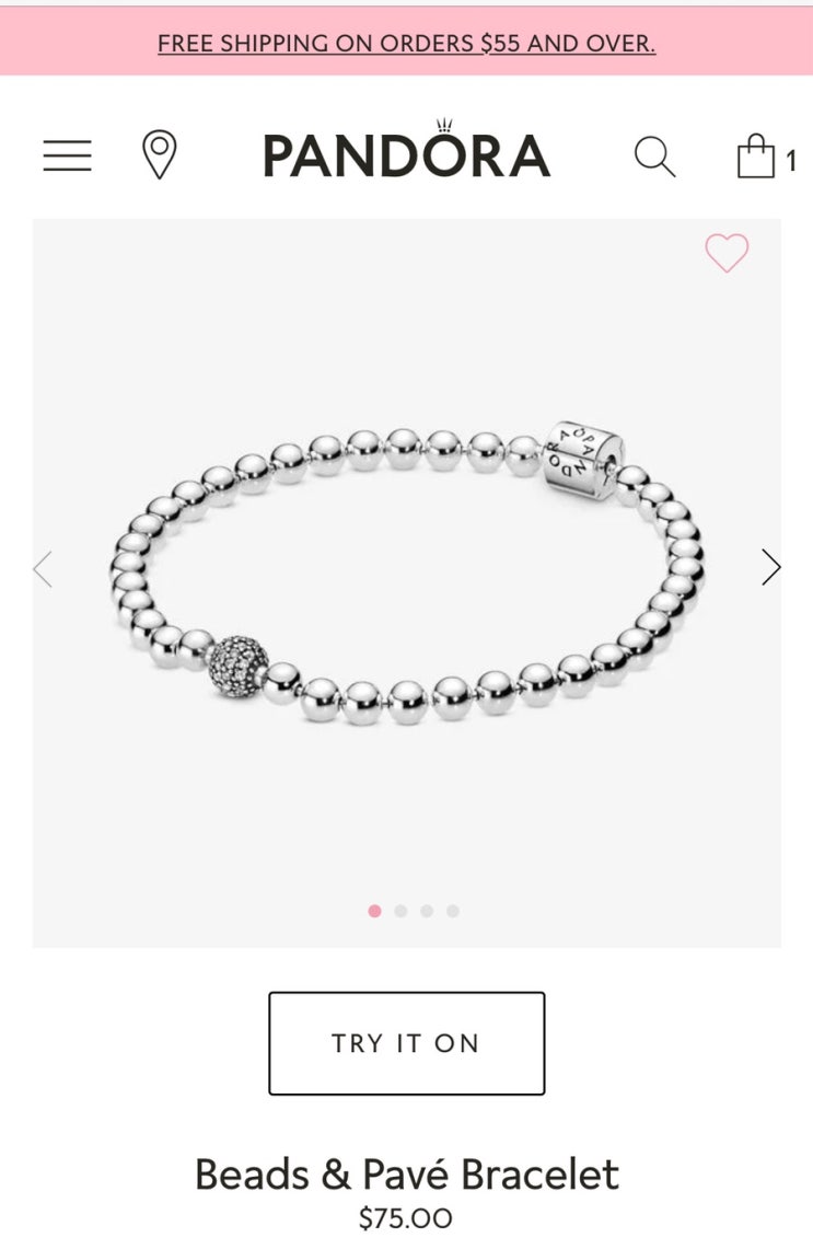 판도라 :: 파베볼 팔찌 ( Beads and Pave Bracelet, 598342CZ) : 네이버 블로그