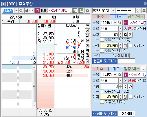 No.30-4 (20-11-13) KPX생명과학(114450) - 3연상후 매도 / 최종 수익 · : 네이버 블로그