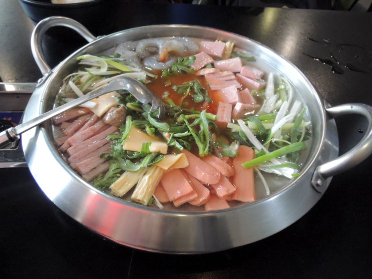여의도 식객촌 맛집 여의도 밥집 완백부대찌개삼겹살 방문기 네이버 블로그