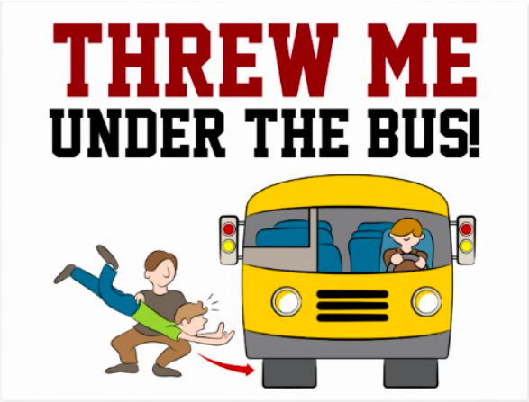 [영어 표현 줍줍] throw somebody under the bus : 네이버 블로그