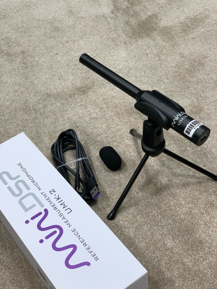 오디오룸/스피커 특성 측정용 마이크 UMIK-2 소개 (for REW measurement) : 네이버 블로그