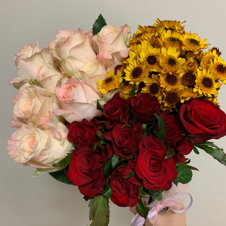 범일동 부산자유도매시장 꽃시장 셀프 꽃다발 만들기 : 네이버 블로그