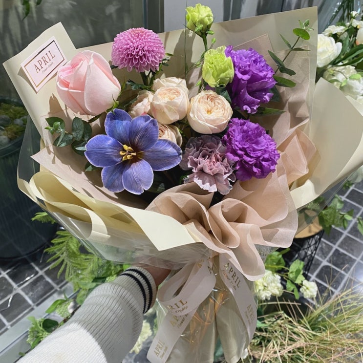경기예고꽃다발 부천꽃집 현대백화점 중동점 꽃집 현대백화점 꽃집 유플렉스 꽃집 에이프릴 플라워 꽃다발 추천데이트 꽃다발