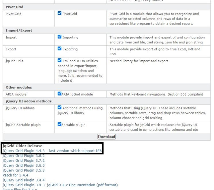 jquery_jqgrid 설정하기1 : 네이버 블로그