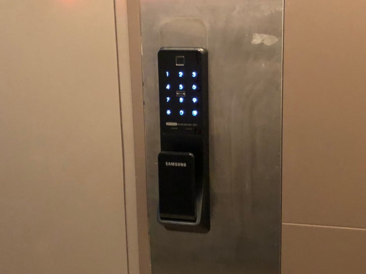 오산열쇠 번호키 전문 홈플러스 오산점 삼성도어락 교체기 네이버 블로그