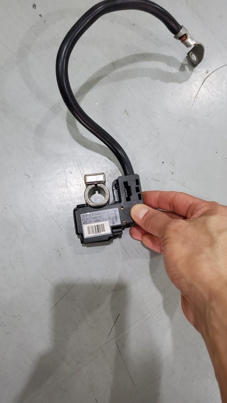 BMW E60 IBS(배터리센서) 교체 : 네이버 블로그