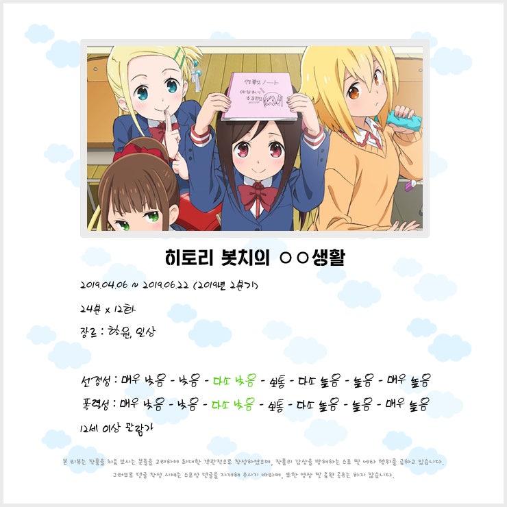 애니 】 '히토리 봇치의 OO생활' 간단 리뷰 : 네이버 블로그