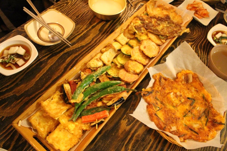 강남 모듬전 맛집 한티역 맛집 대치 맛집 도곡 맛집 모듬전과 막걸리가 생각나면 한티 대치동 초가마을 장수막걸리