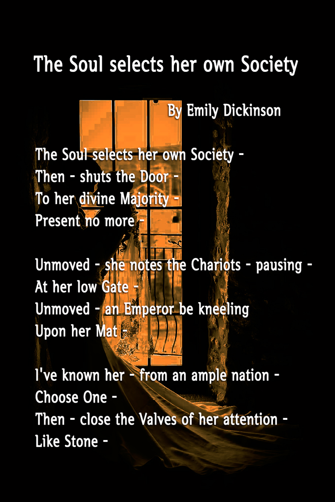 The Soul selects her own Society by Emily Dickinson 에밀리 디킨슨 : 네이버 블로그