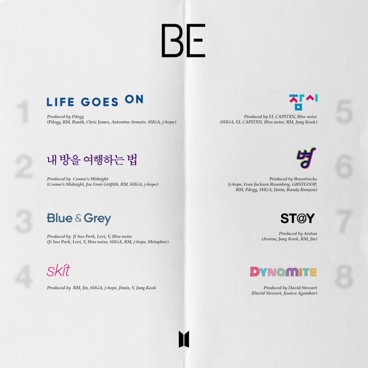 [BTS 방탄소년단] BE (Deluxe Edition) : 네이버 블로그