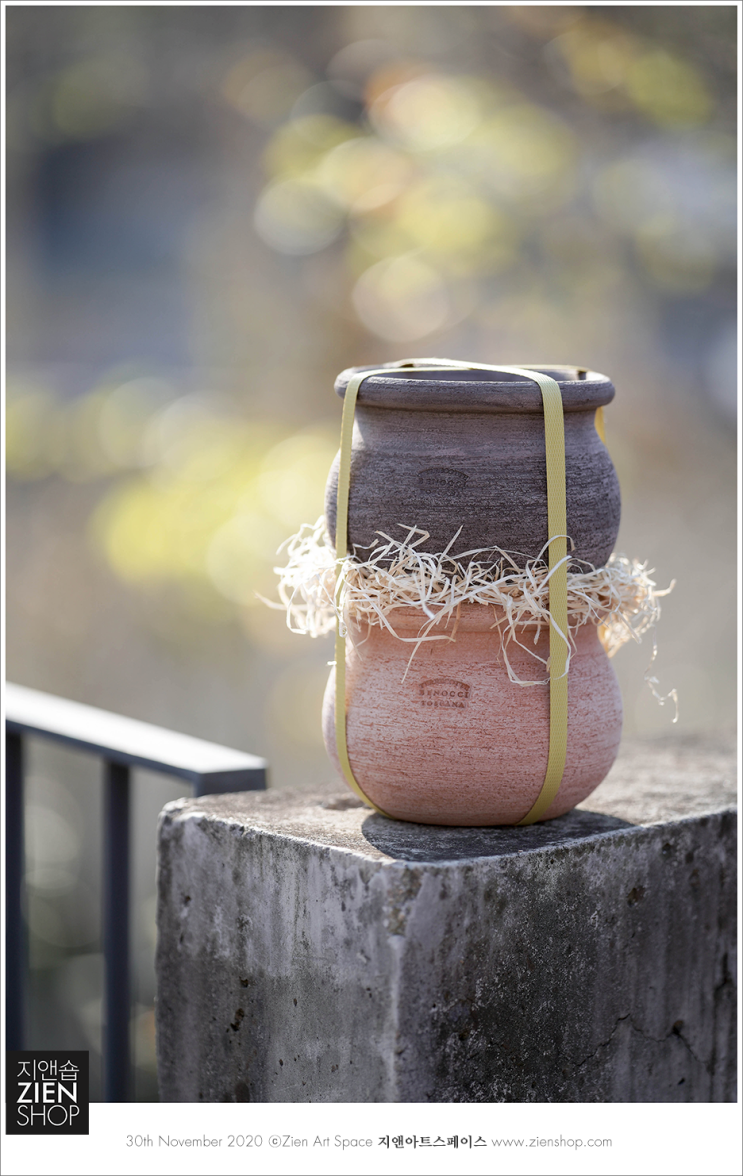 20%off 이태리토분 2PCS - 항아리 L Jar Pot PBE_027 + 항아리 모카 L Jar Pot Mocha PBE ...