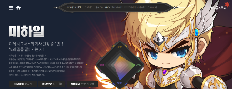 메이플스토리 미하일 스킬트리 하이퍼스텟 폭업 사냥터 공략 이거 보고 키워보자 네이버 블로그