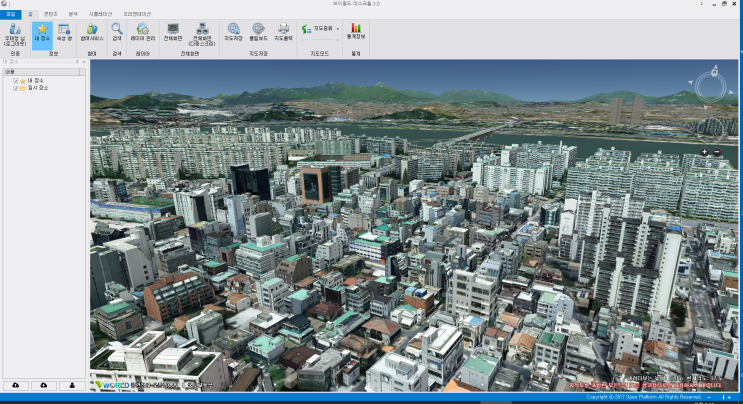 3차원 지형과 건물 생성 : 네이버 블로그