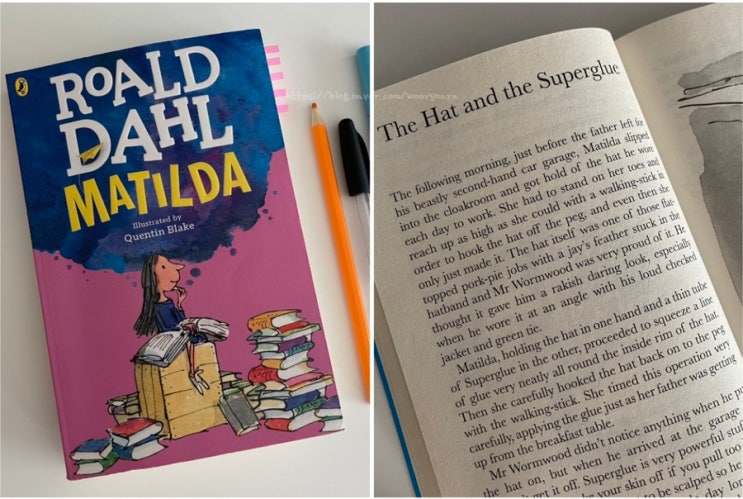 원서읽기 #3 The Hat and the Superglue 단어표현해석 : 네이버 블로그