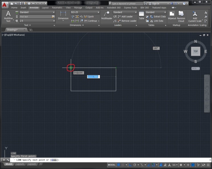 오토캐드(AutoCAD) 입문하기!! (Object Snap 설정) : 네이버 블로그