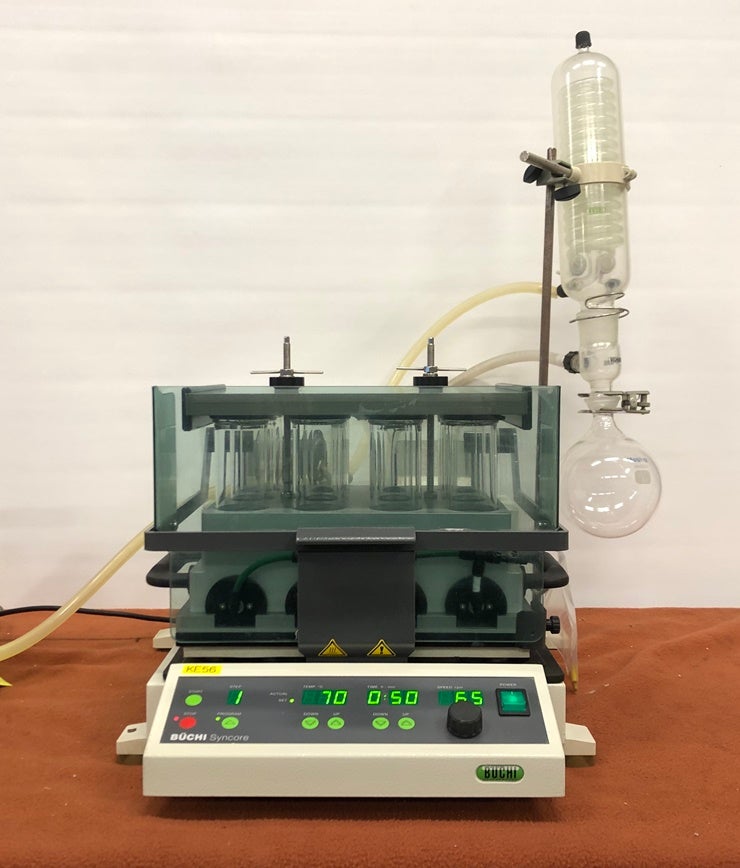 Buchi Q-101 Syncore Systems Polyvap Parallel Synthesis Evaporation ...