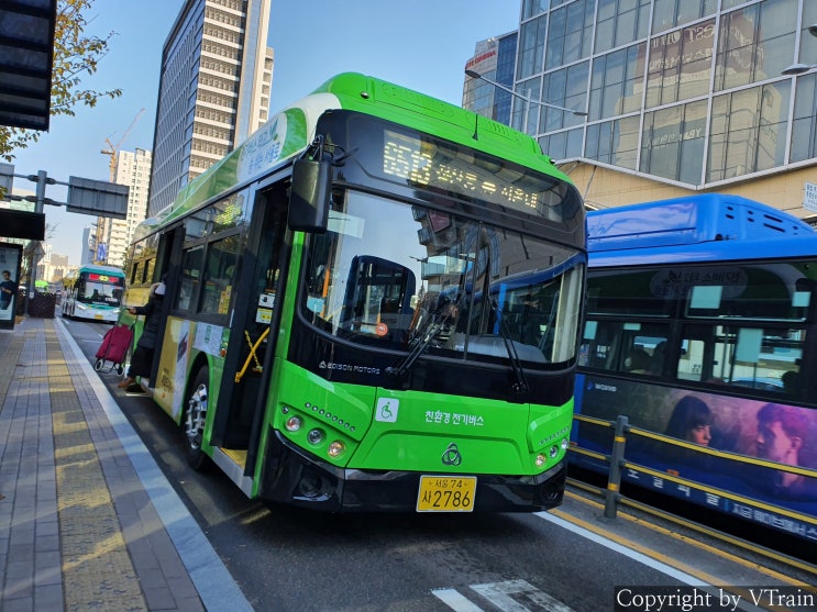 서울 저상 6513번 버스 - 세풍운수 서울 74사 2786호 에디슨모터스 NEW E-화이버드 초저상 전기버스 EV : 네이버 블로그