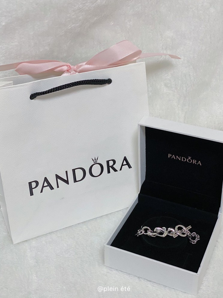 PANDORA｜판도라 노티드 하트 브레이슬릿(598100) : 네이버 블로그