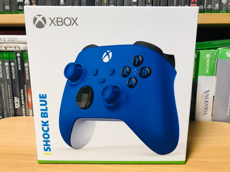 XBOX ONE SHOCK BLUE controller unboxing!! : 네이버 블로그