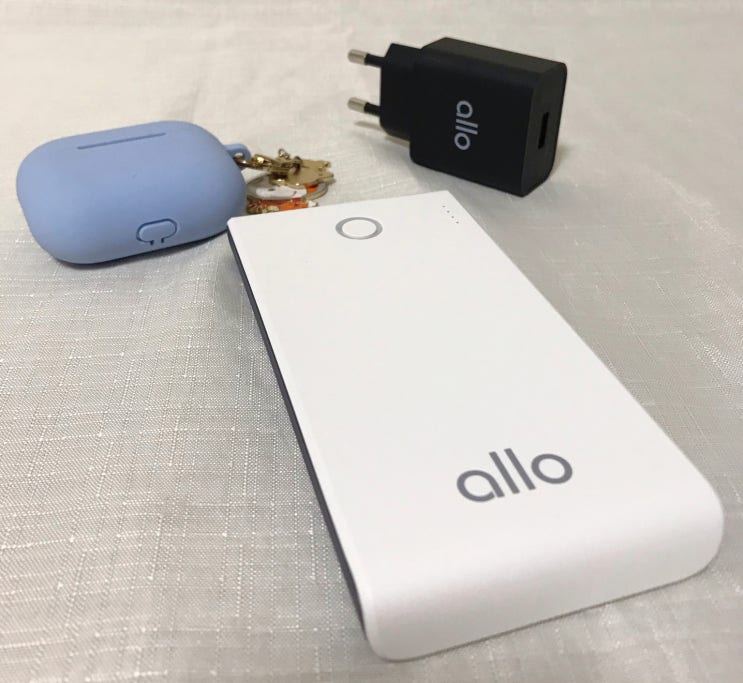 [구매 후기] 알로allo 보조 배터리 리뷰 (아이폰 보조배터리) : 네이버 블로그