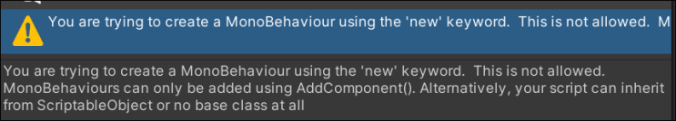 [Unity] MonoBehaviour를 new로 생성하면... : 네이버 블로그