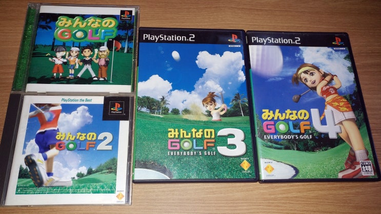 060.모두의 골프 1~4(일본판)[Everybody's Golf Series] - PS1, PS2 : 네이버 블로그