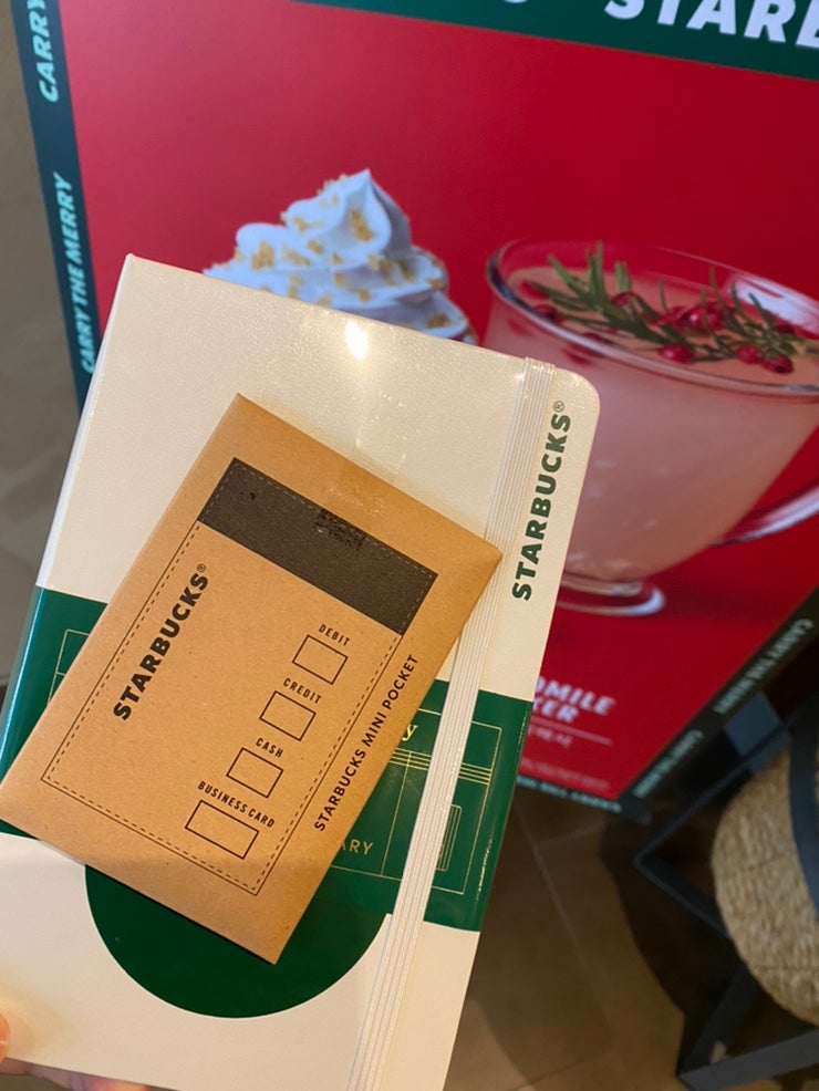 2021 스타벅스 다이어리 추천 : 미니사이즈 스케줄정리 활용!속지 살펴보기:-) : 네이버 블로그