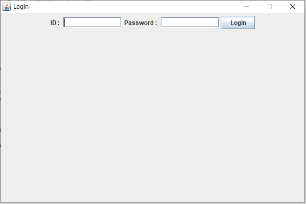 [JAVA] Swing Login 폼 만들기 : 네이버 블로그