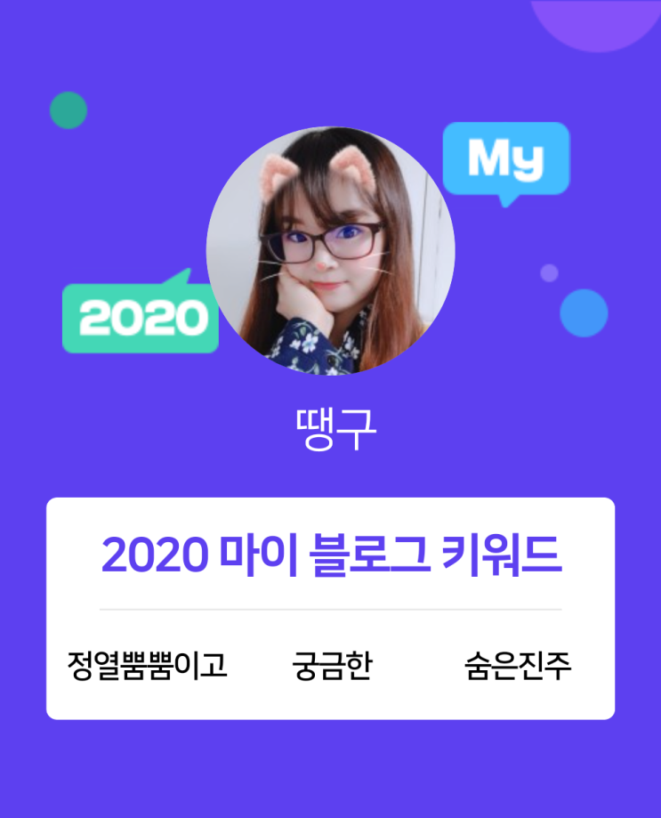 [2020 마이블로그 리포트] 한 눈에 보는 올해 내 블로그 데이터! : 네이버 블로그