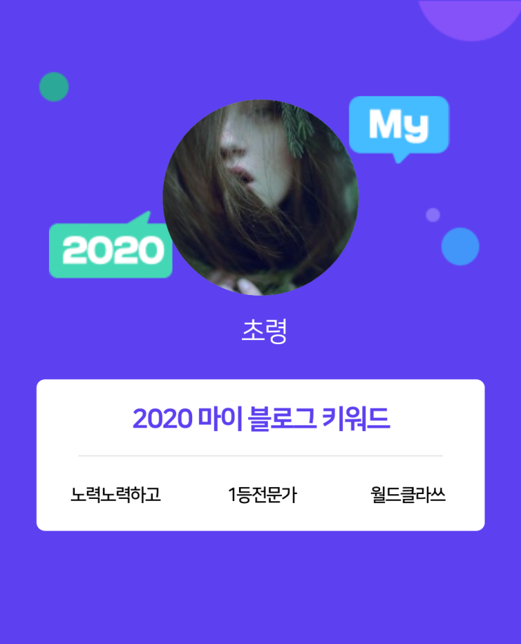 [2020 마이블로그 리포트] 한 눈에 보는 올해 내 블로그 데이터! : 네이버 블로그